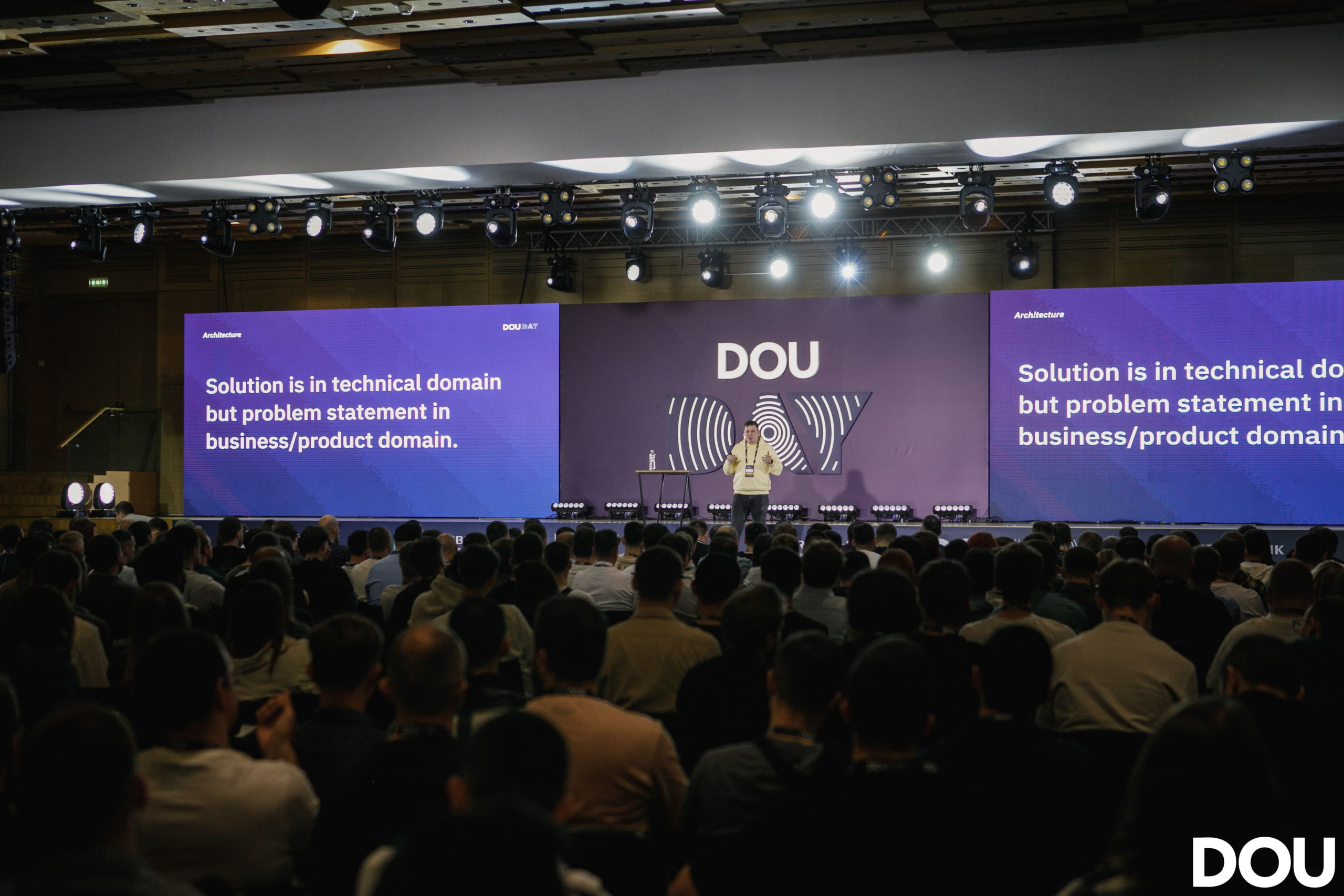 Viktor Turskyi at the DOU day