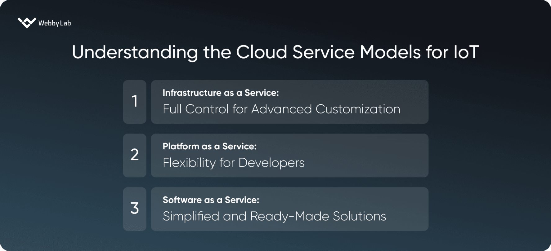 SaaS, PaaS, or IaaS for IoT Projects: Key Differences and Benefits